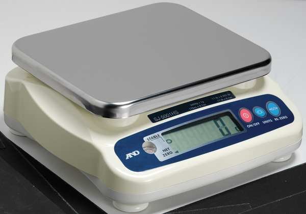Digital Compact Bench Scale 5000g Capacity, A&D Weighing, Mfr#: SJ ...
